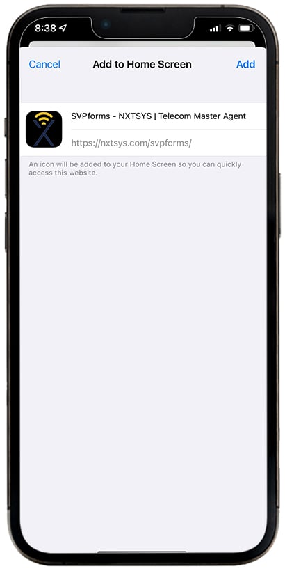How to Add Forms Shortcut to Mobile Home Screen